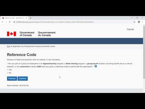 Applying for Employment Insurance Service Canada