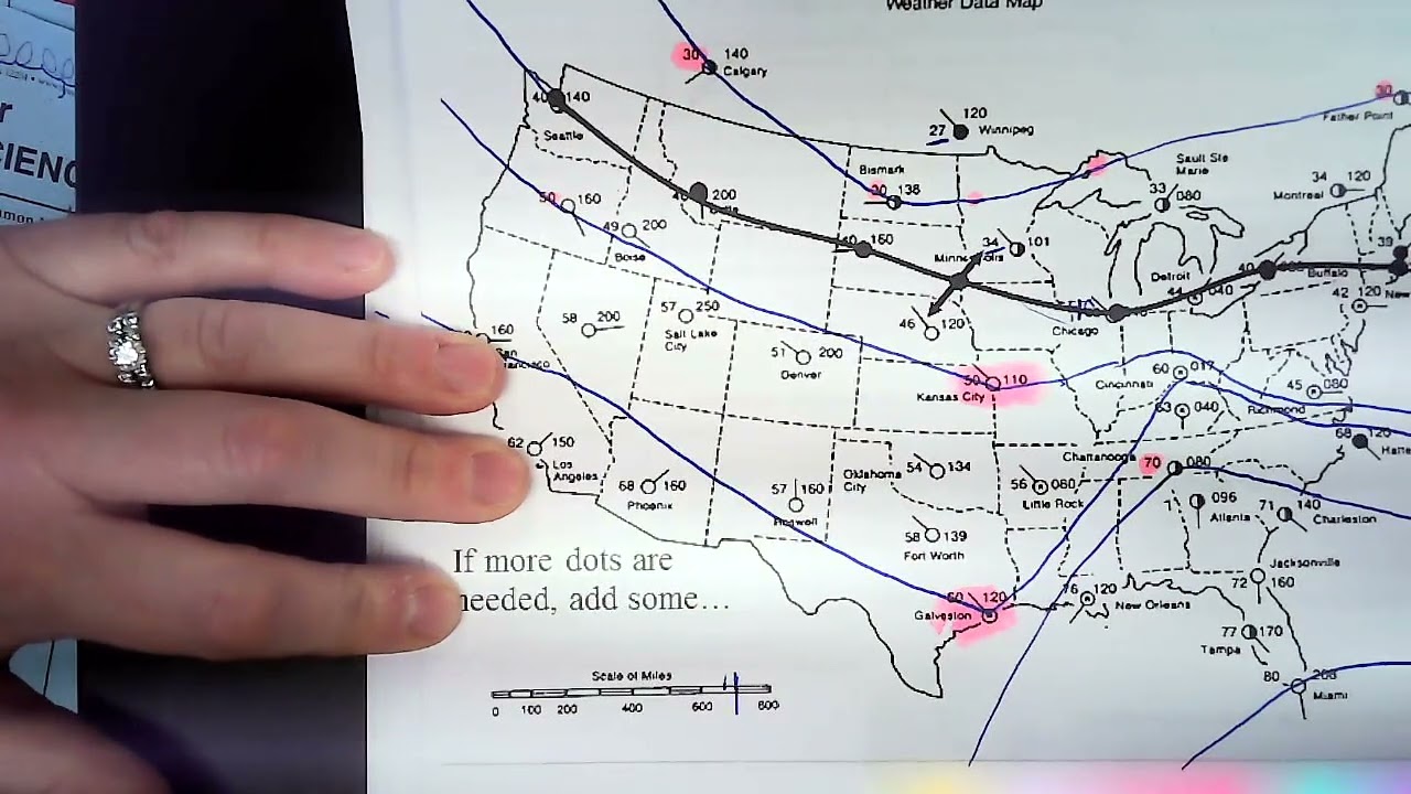 Weather Patterns Lab Map A and B HELP