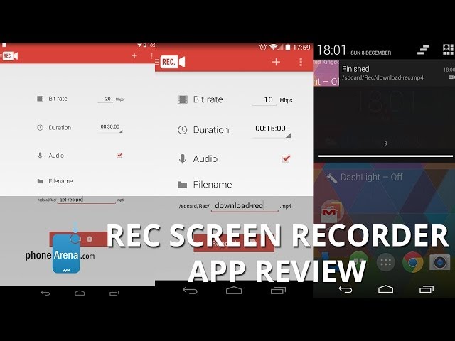 Rec (Screen Recorder) app review: record your Android screen - PhoneArena