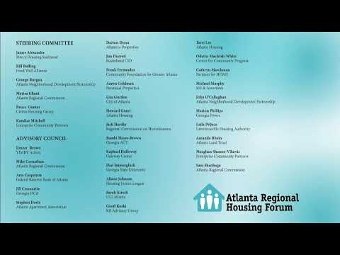 Atlanta Regional Housing Forum - Strengthening Tenant Rights in Georgia