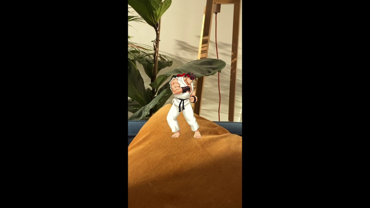 Pinfinity AR pins Street Fighter Ryu