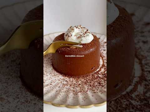 2 INGREDIENTS Low Calorie Dessert 😱😮💨 #dessert #lowcalorie