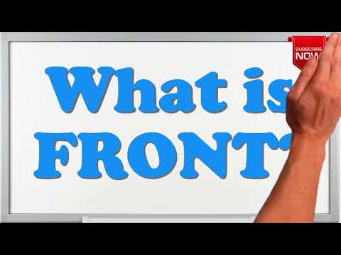 What is the full form of FRONT?
