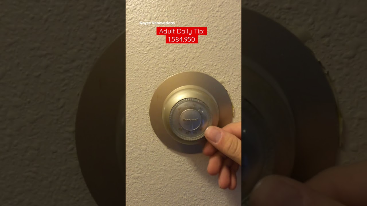 How to replace your Thermostat. #shorts #tips #short
