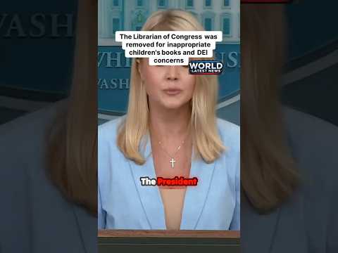 Librarian of Congress Sacked: Books & DEI Row ????❓ #foxnews #viralnews #trendingnow