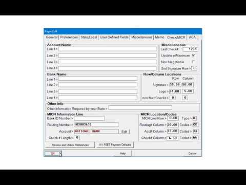 AMS Payroll - ACH - Direct Deposit - Setup