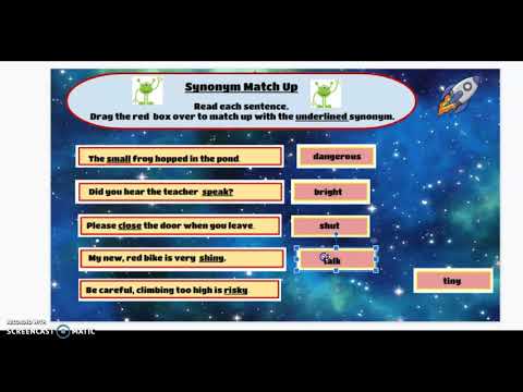 Directions for Synonym Match Up