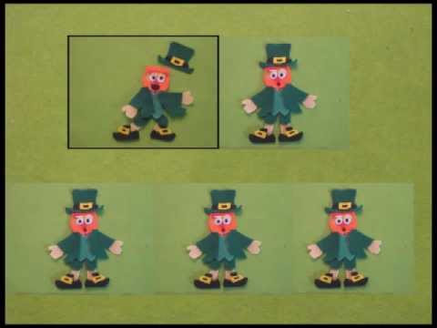 Five Little Leprechauns St. Patrick's Day Song by Peter Apel (Preschool Felt / Flannel Board)