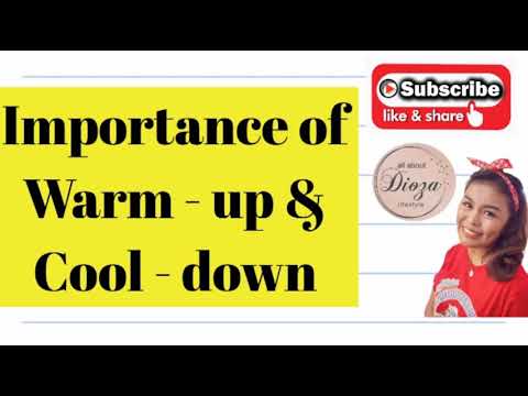 IMPORTANCE OF WARM - UP & COOL - DOWN