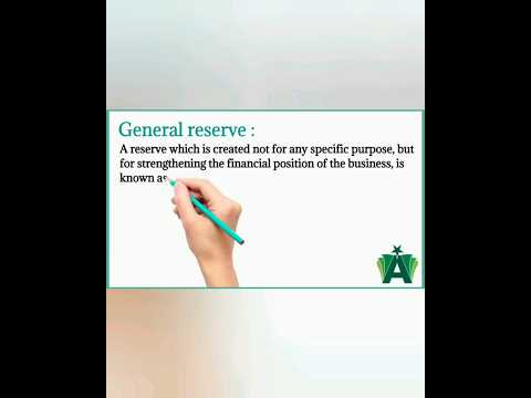 General reserve | Definition with examples | #youtubeshorts
