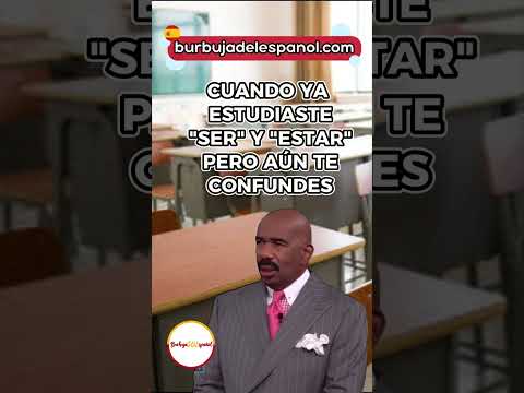 ¿Aún te confundes con SER y ESTAR? 🤔