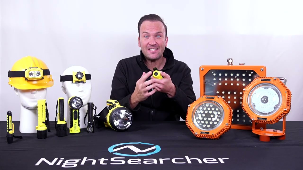 NightSearcher SafATEX Sigma Intrinsically Safe Work Light Range