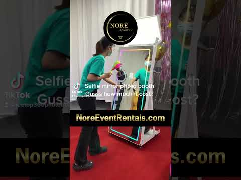 Selfie Mirror Photo Booth Rental - Baton Rouge | Mirror me photo booth rental with printer near me