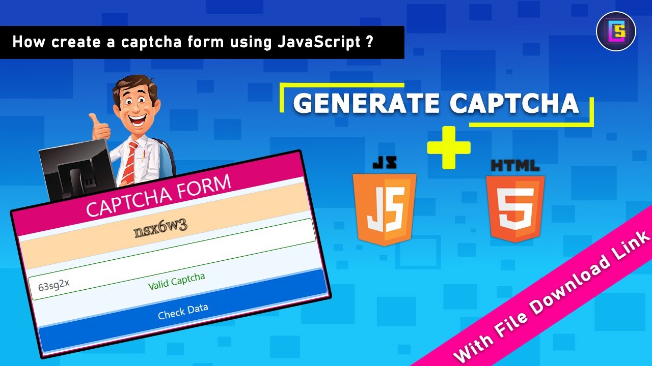 How to Create a text captcha using JavaScript in HTML form ? #codingstudio #coding_studio