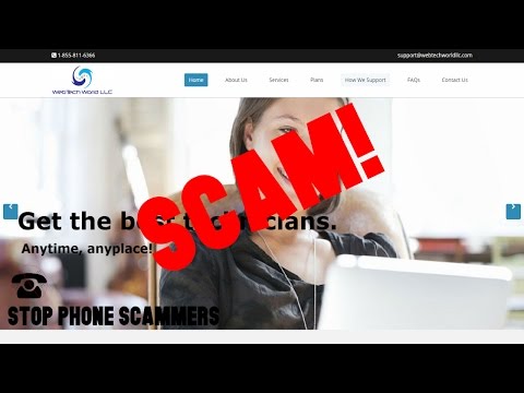 "WebTech World LLC" Tech Support Scam | The wonderful resort to syskey