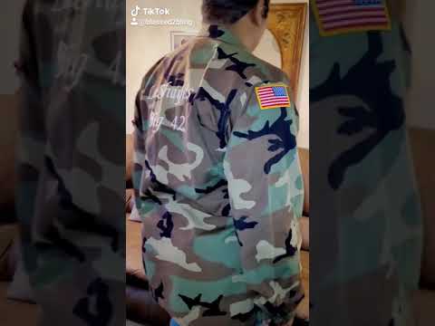 Custom Birthday Army Fatigue Jacket by Blessed 2 Bling💎