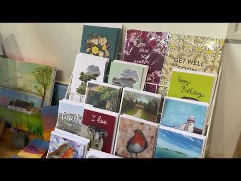 Inside My Studio at Ardgillan Castle | Original Art & Irish Landscape Prints