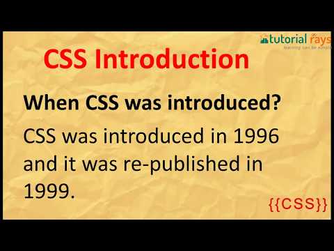 Learn CSS Tutorial introduction part 1 Tutorial Rays By Umar Rahman - Mind Luster