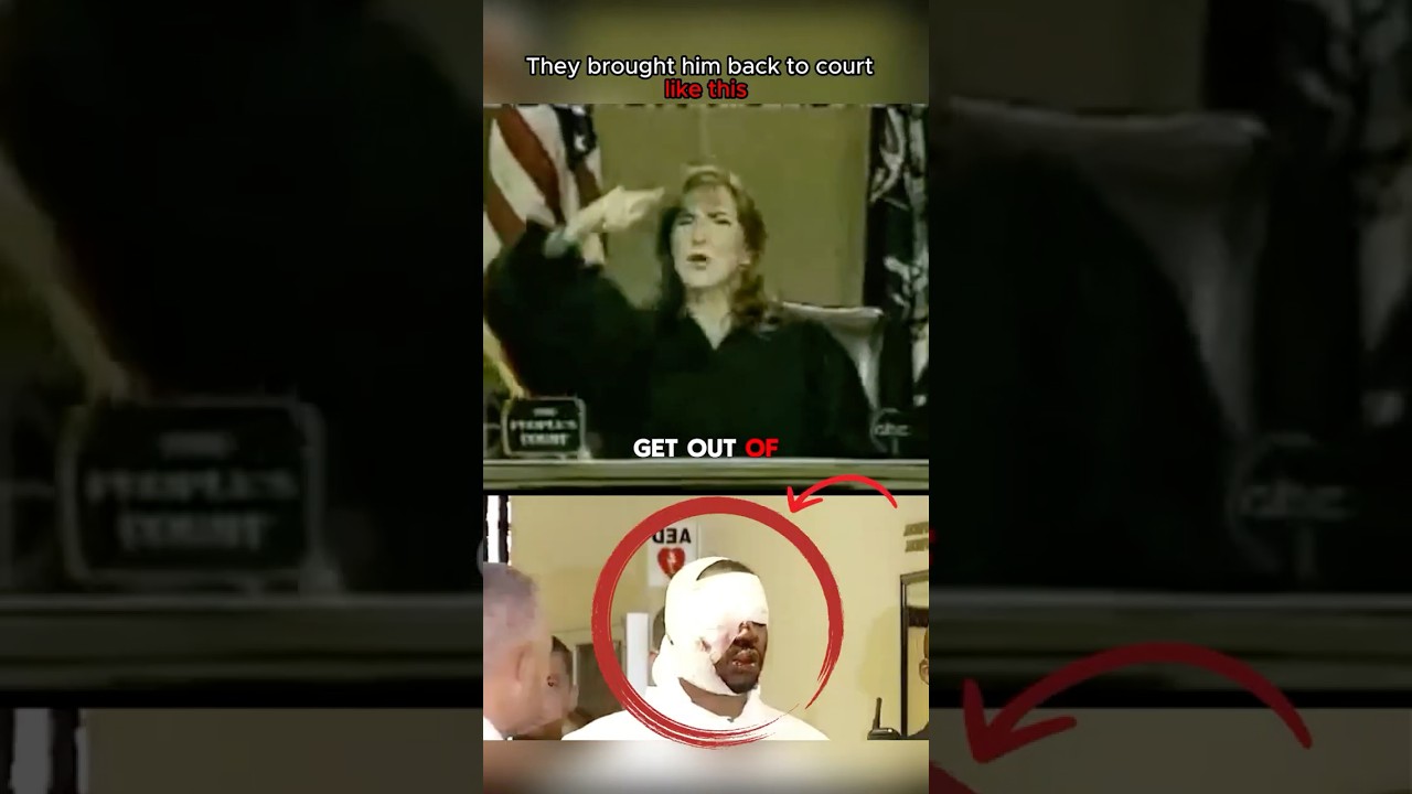 🚨They needed six officers to bring him back to court #crime