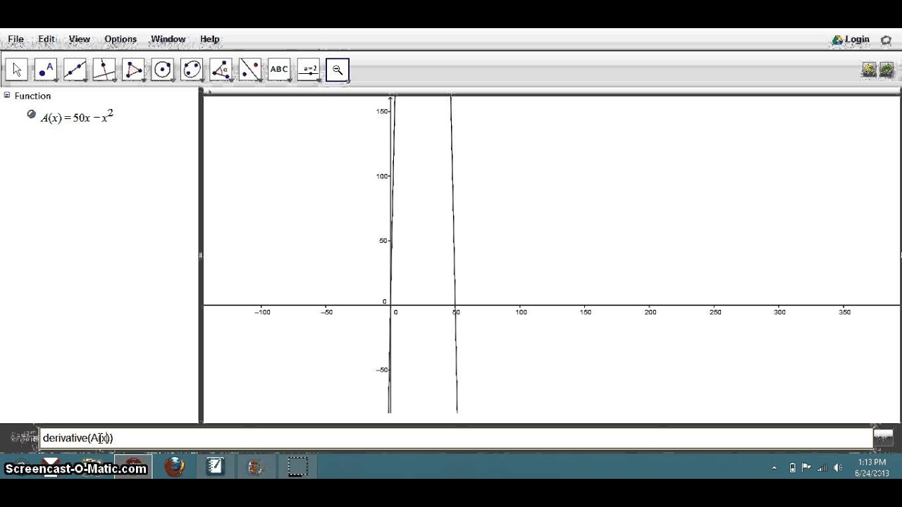 Optimization with Geogebra