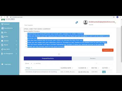 Category Selection and Payment