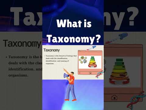 what is taxonomy | biology class 9 video #shorts