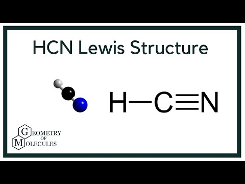 HCN Lewis Structure (Hydrogen Cyanide)