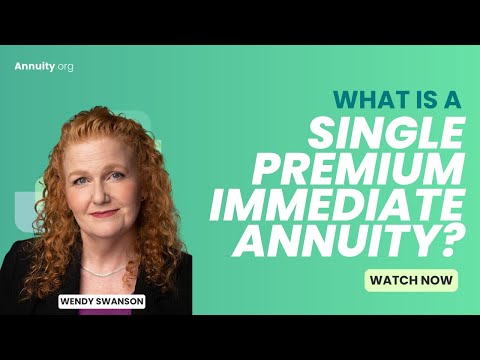 What is a single premium immediate annuity or SPIA?