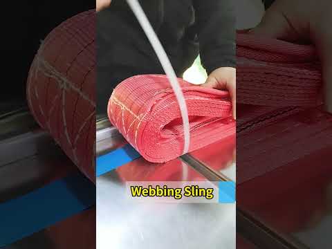 Webbing Sling Polyester Webbing Sling Belt #chinesefactory #chinafactory #machine#webbing