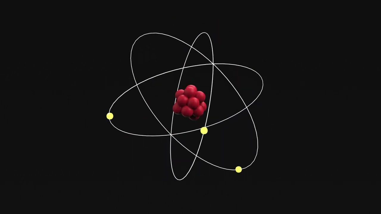 Atom 3D Model Render