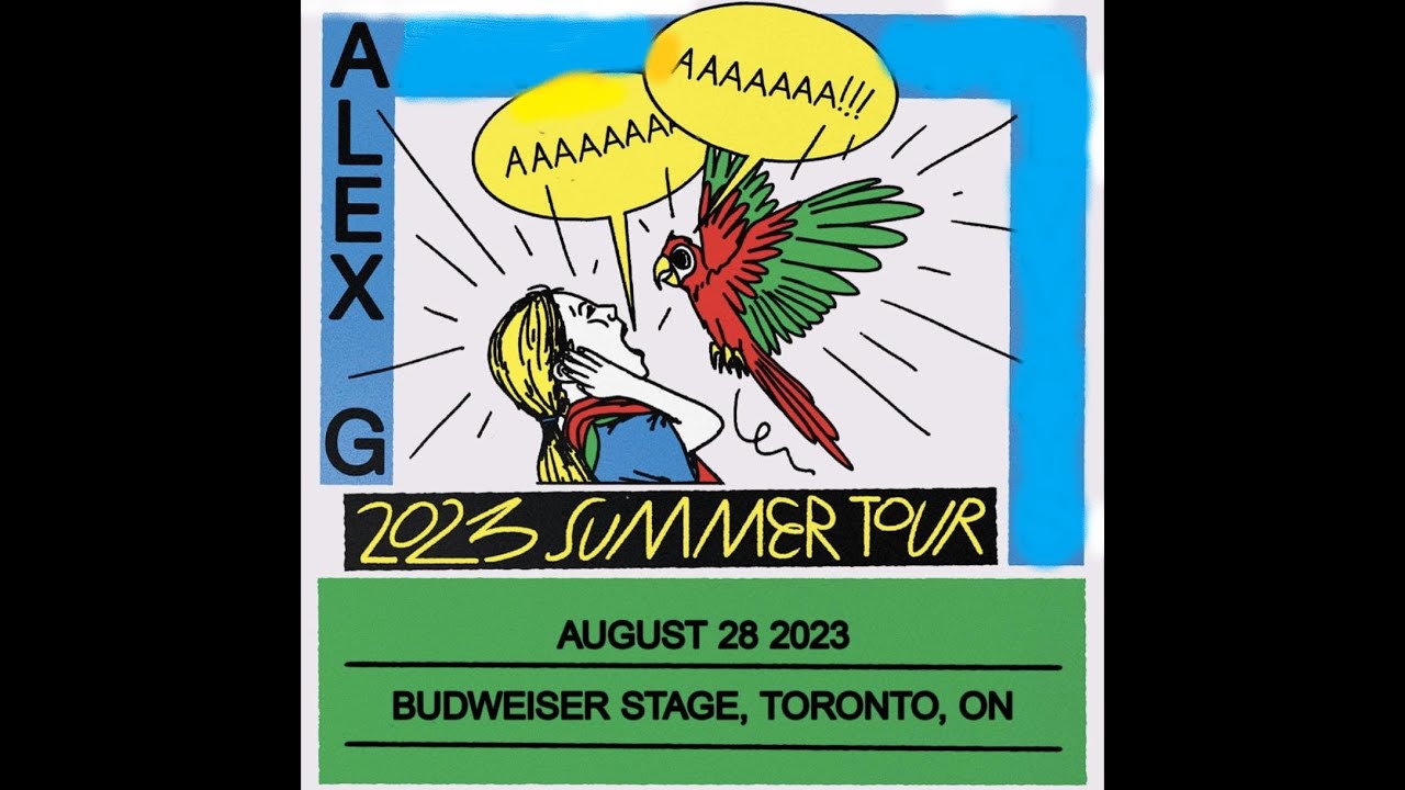Alex G - Budweiser Stage. Aug  28, 2023. Toronto, ON