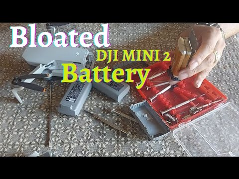 Drone dji mini 2 bloated battery