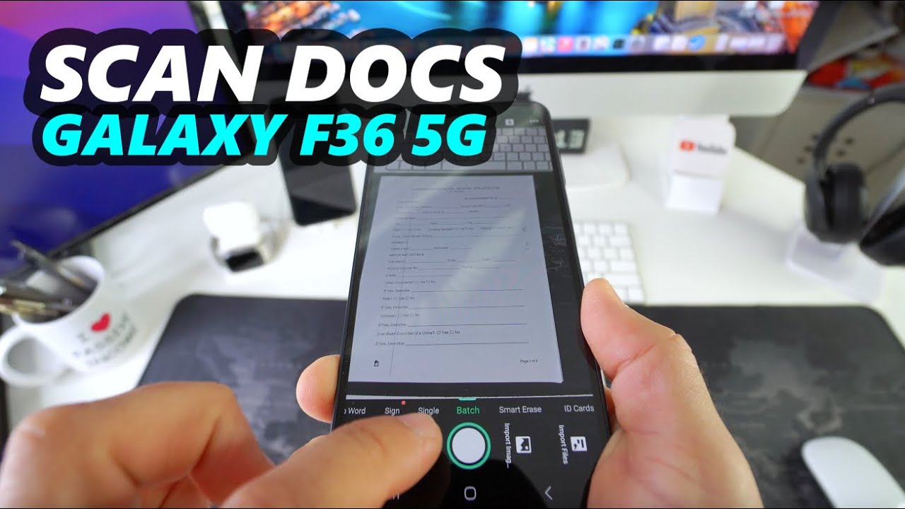 How To Scan Documents to PDF | Samsung Galaxy F36