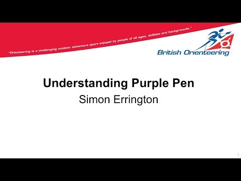 Understanding purple pen