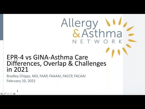EPR 4 vs GINA: Asthma Care Differences, Overlap & Challenges in 2021