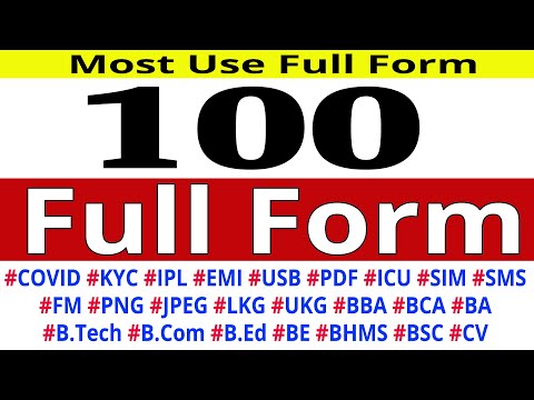 Most use full form | Full Forms List | Abbreviations | Stands for | GK questions #fullform #gk