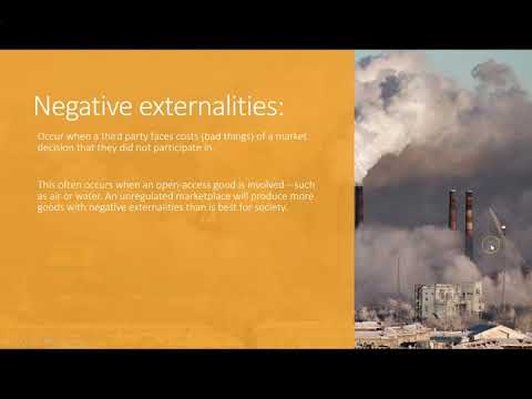 Public goods and externalities