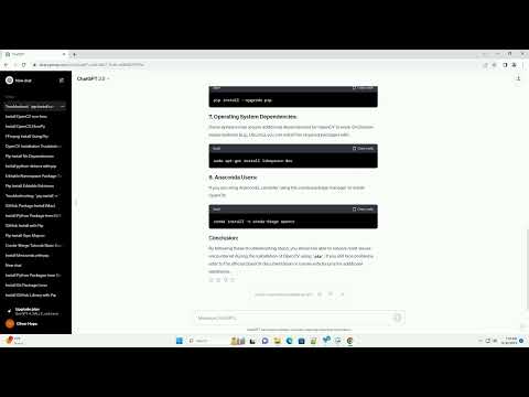 pip install opencv python not working