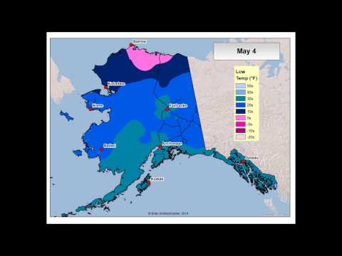 Alaska Normal Low Temperatures