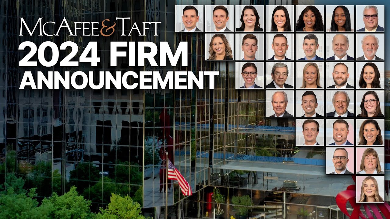 McAfee & Taft 2024 Firm Announcement