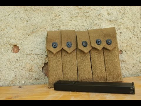 WWII US Thompson magazine pouch repro.