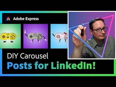 Design a LinkedIn Carousel Post with Kenneth Shinabery | Adobe Express