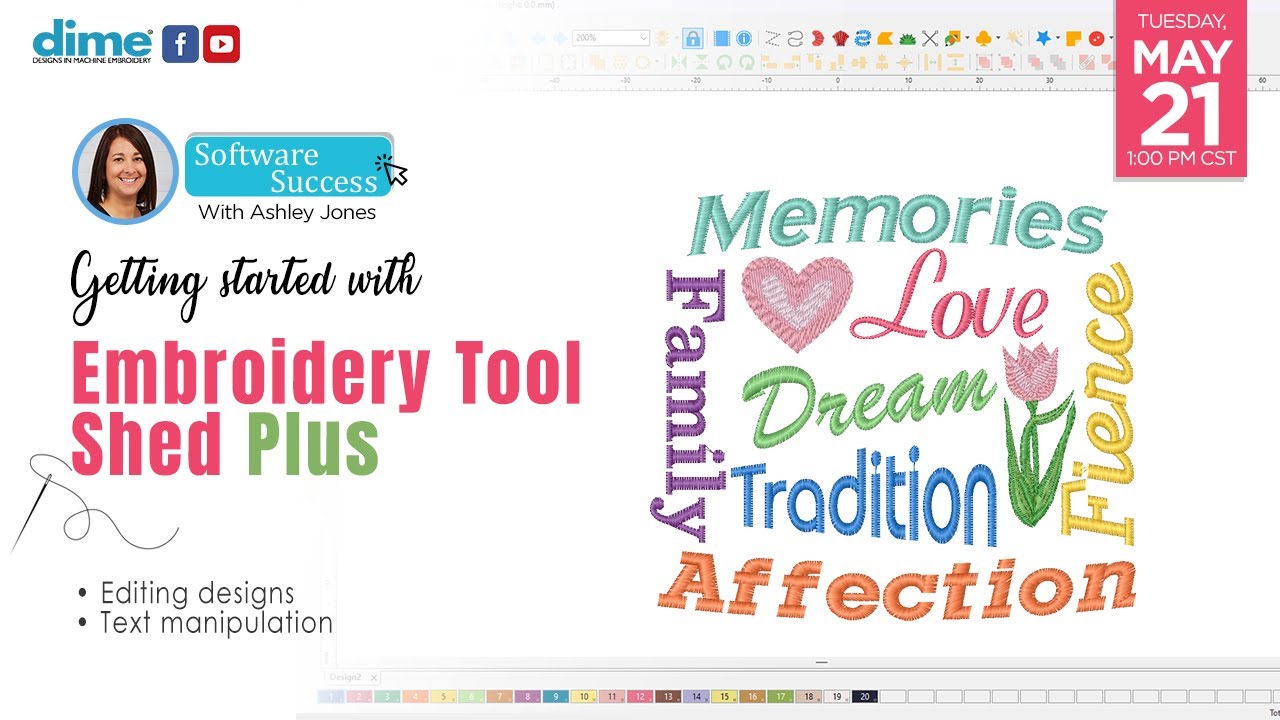 Getting Started with Embroidery Tool Shed Plus | Software Success