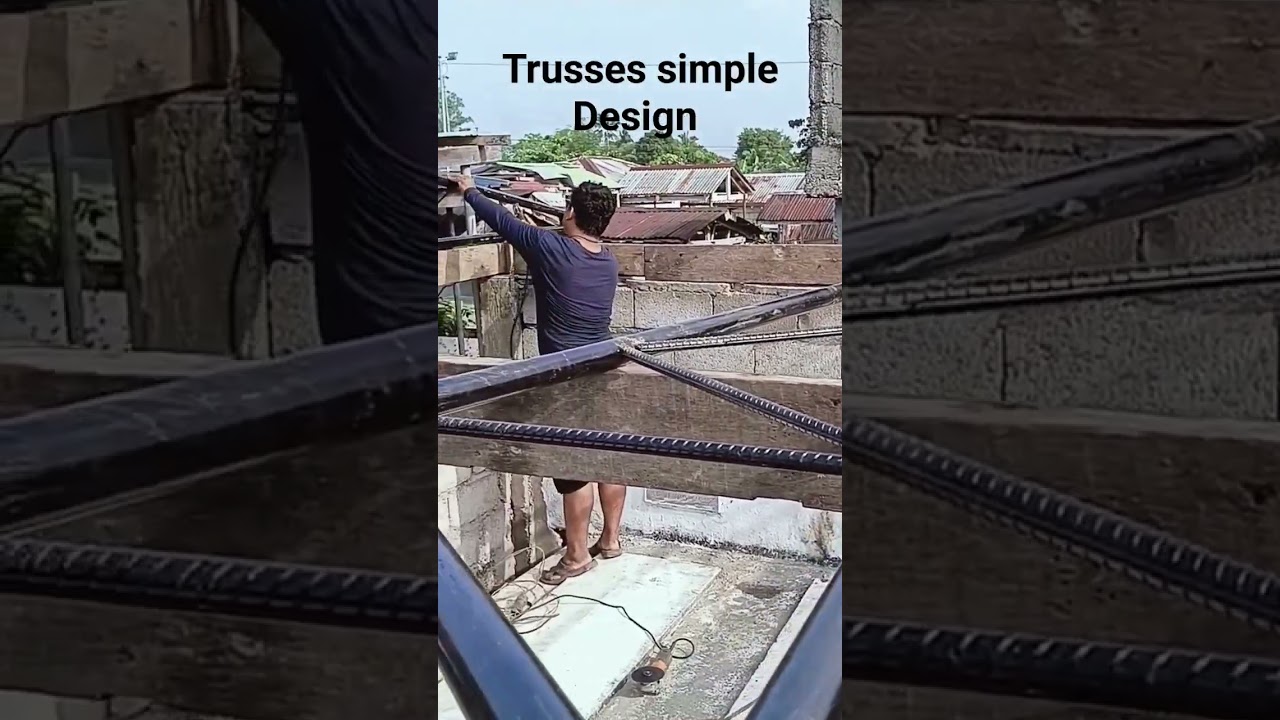 simple steel truss design..