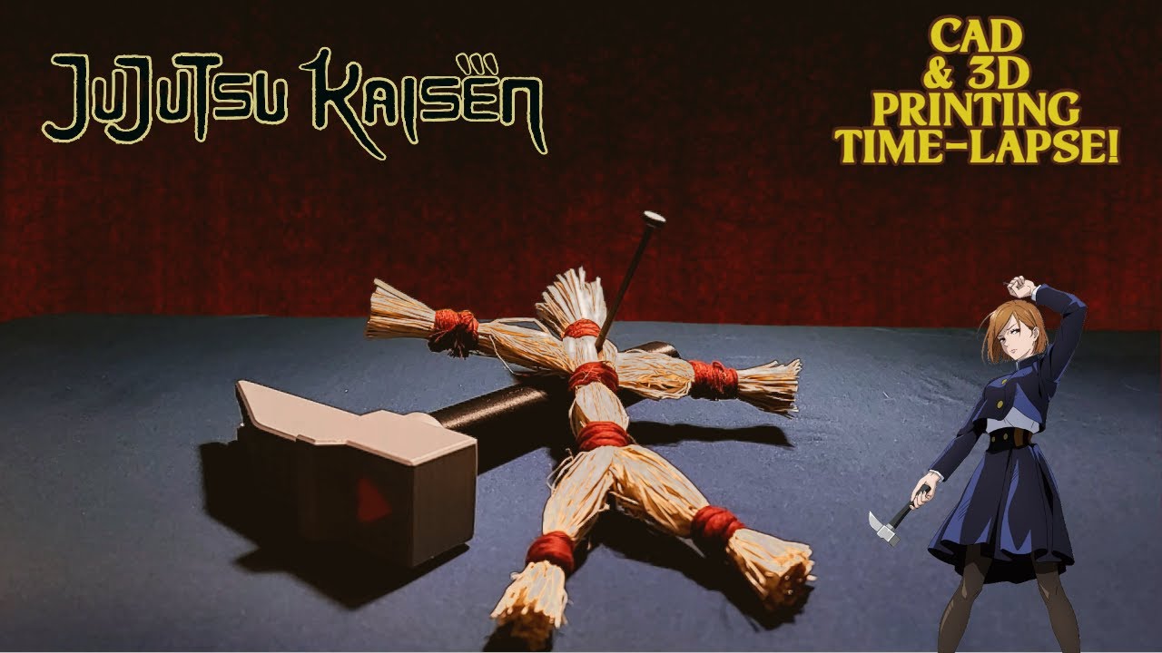 Jujutsu Kaisen Nobara Hammer - 3D Print & Build #shorts
