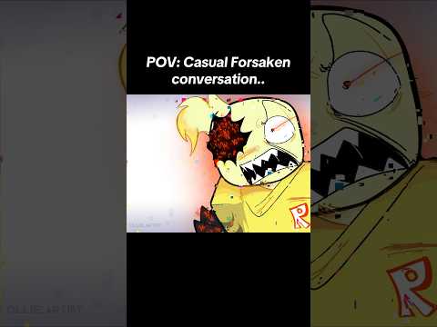 FORESAKEN MENTIONED!? #forsaken #robloxshorts #animationart #art #robloxanimation #c00lkidd #fypシ゚