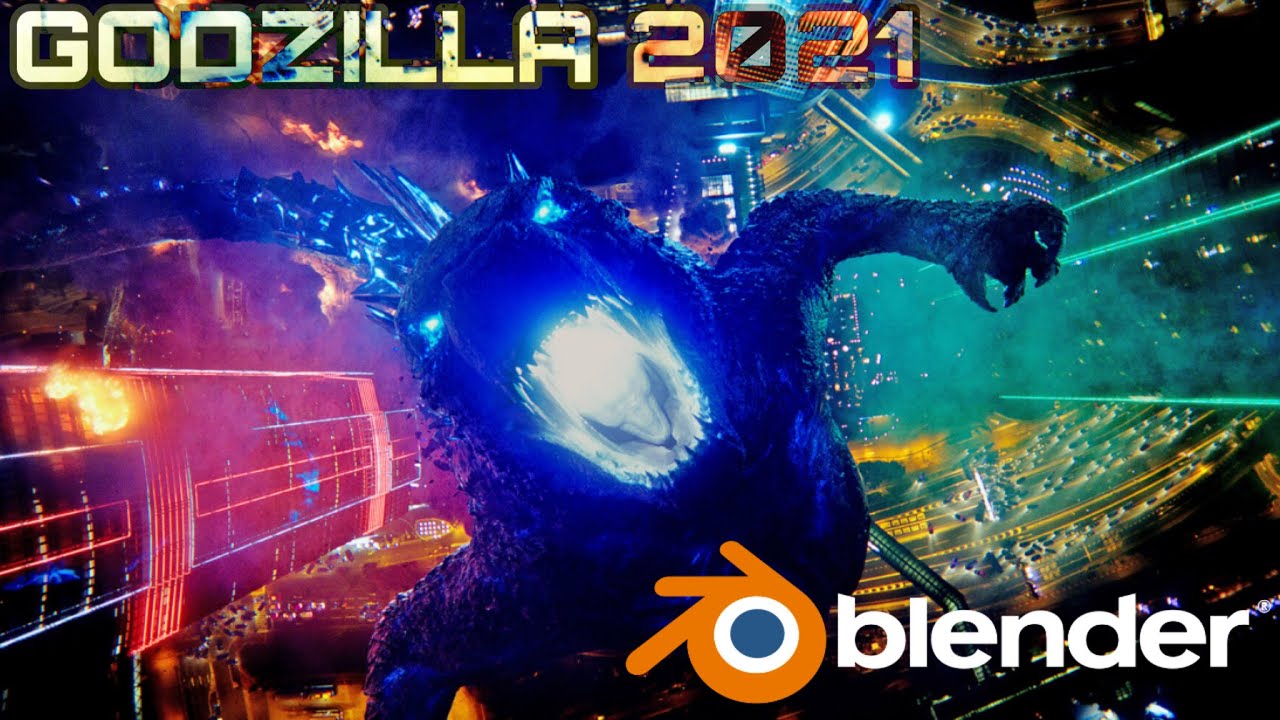 Godzilla 2021 | Blender Test Animation
