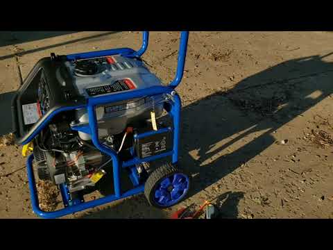 Checking out the SG6500E electric start portable generator 6500 watts for Rural king