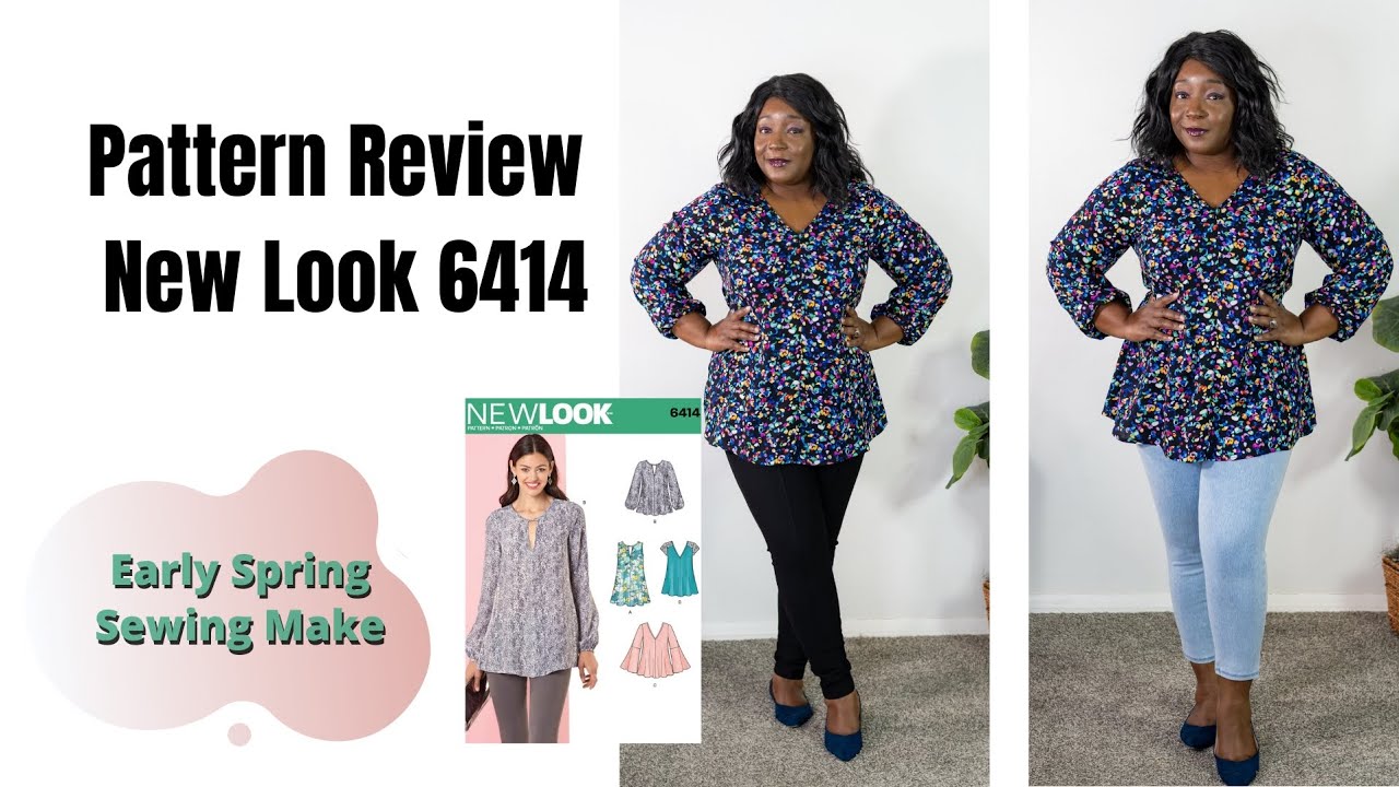 Sewing Pattern Review New Look 6414 @MinervaDotCom