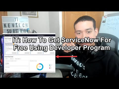 IT: How To Get ServiceNow For Free Using Developer Program